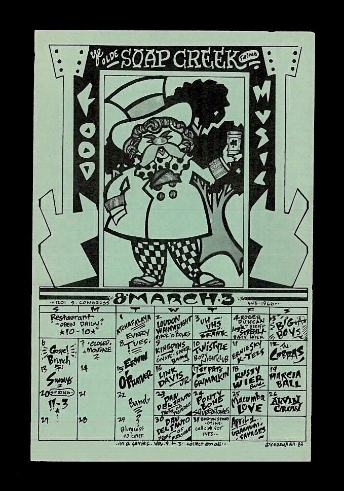 1983 Big Boys Rusty Wier Cobras Marcia Ball Ernie Sky Ponty Bone ...