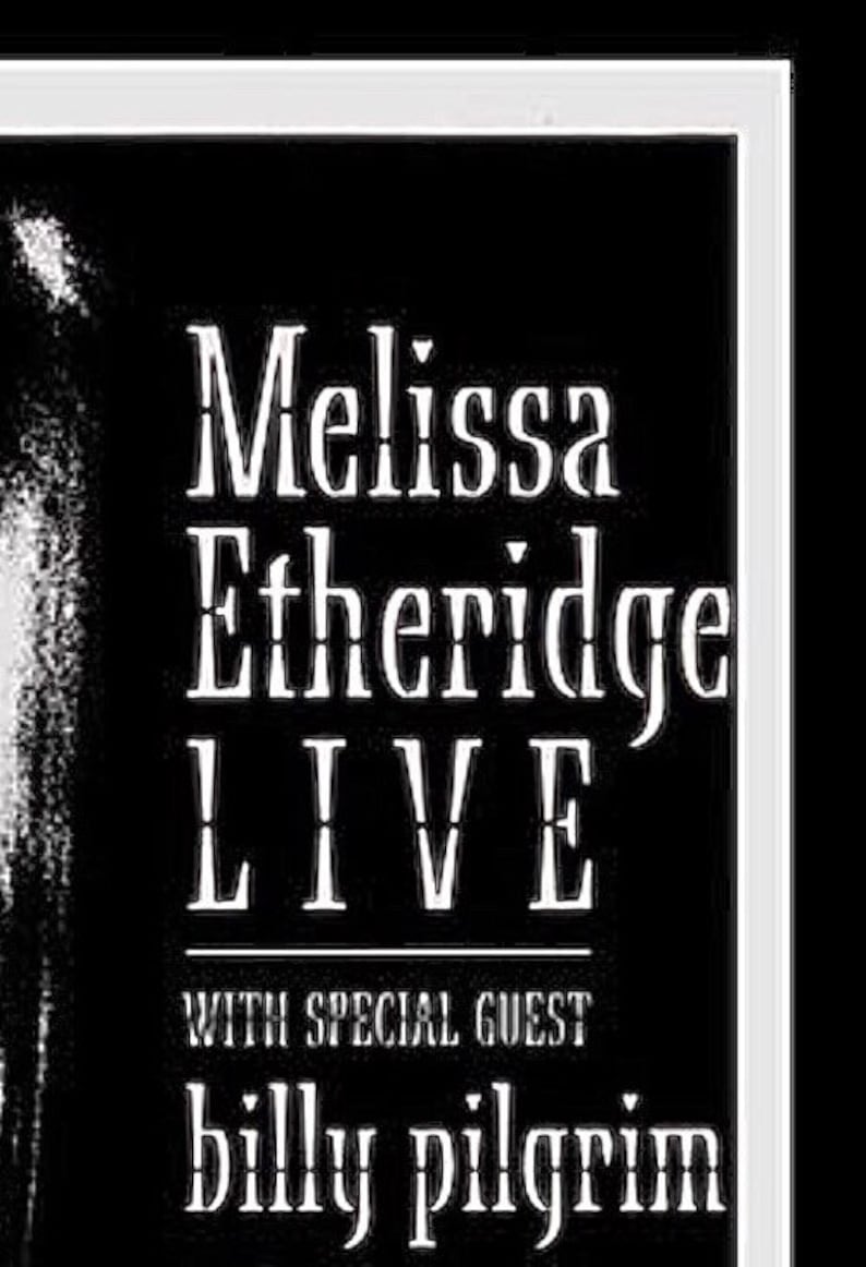 1994 - Melissa Etheridge - Billy Pilgrim - Original Colorado Concert ...