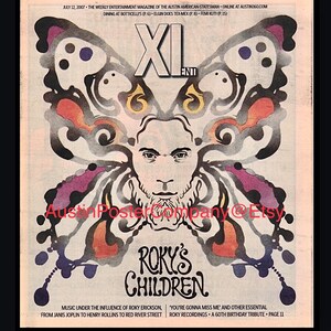 1995 ROKY Erickson Original 1st Printing Promo Only Record Music Poster ...