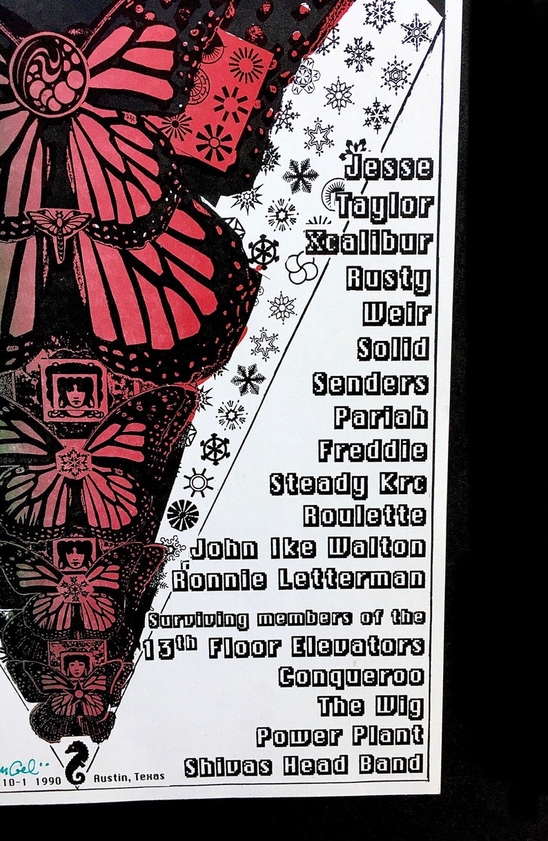 1990 DOUG SAHM ROKY Erickson Rusty Weir Original Texas - Etsy