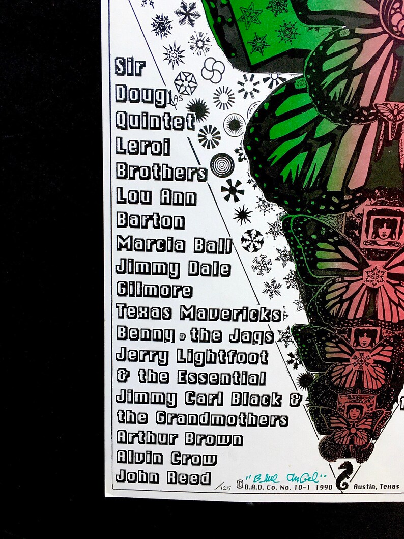 1990 DOUG SAHM ROKY Erickson Rusty Weir Original Texas - Etsy