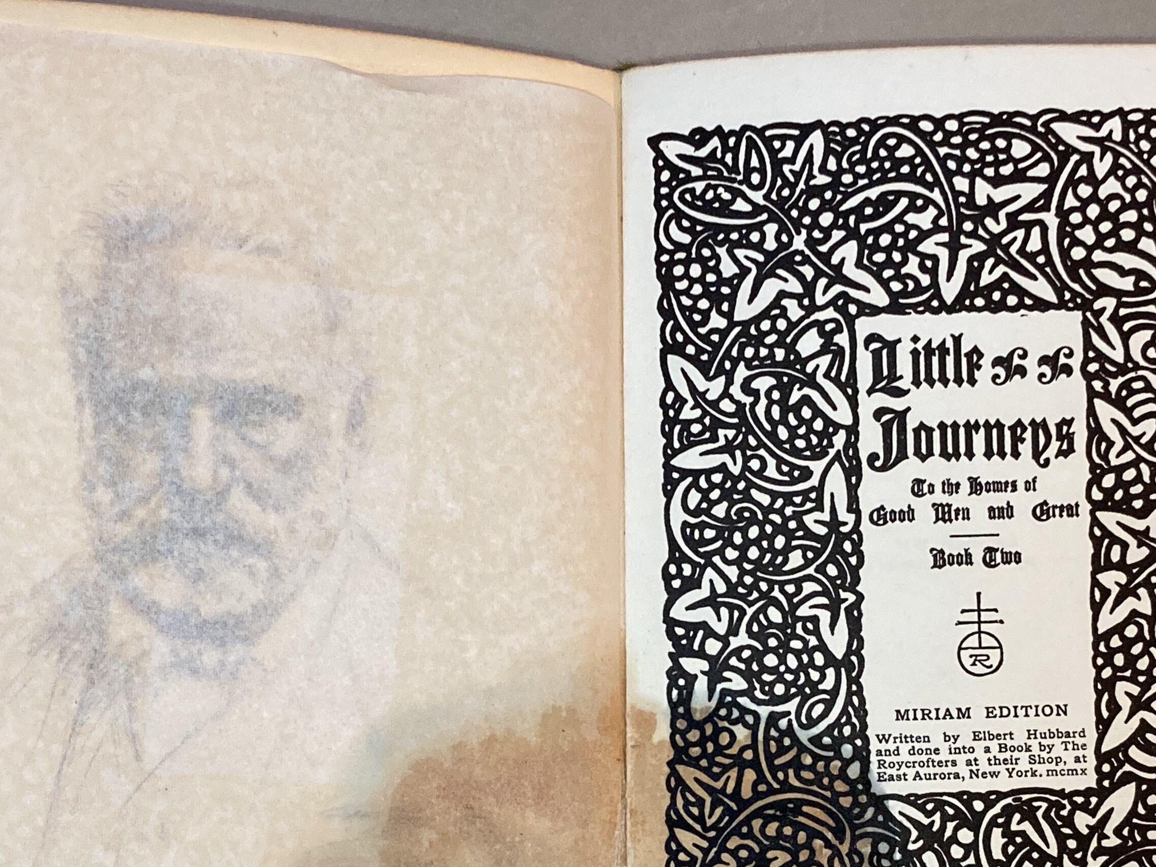 1910 Little Journeys by Elbert Hubbard Book Two to the Homes of Good ...