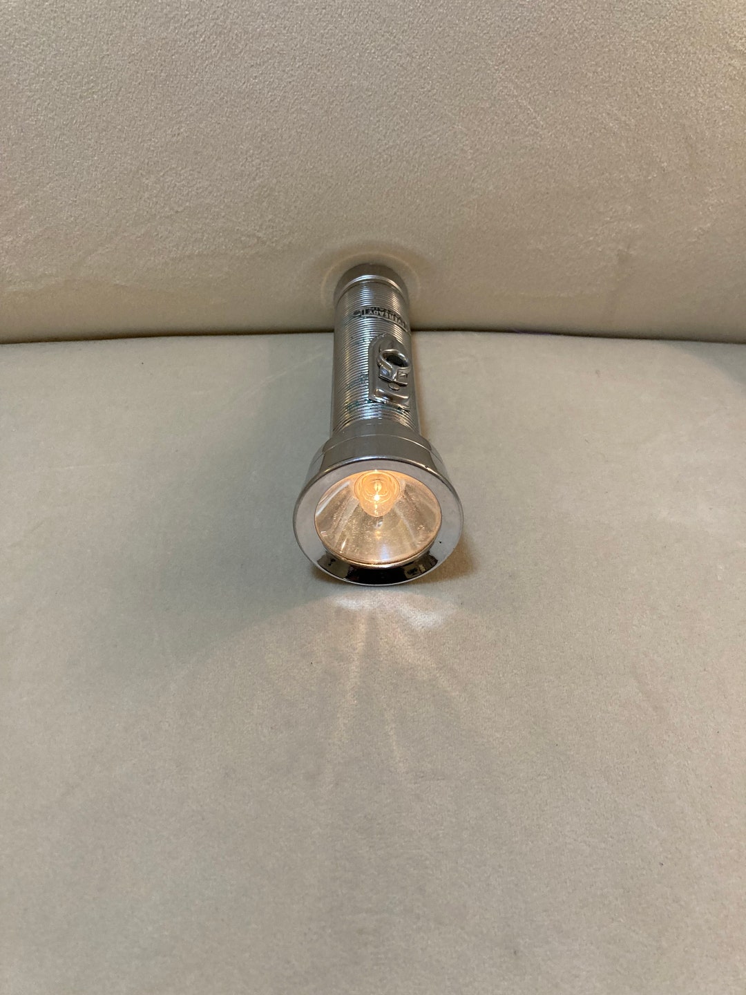VTGE 1950's Eveready Captain - Chrome Ribbed - Flashlight - Union ...
