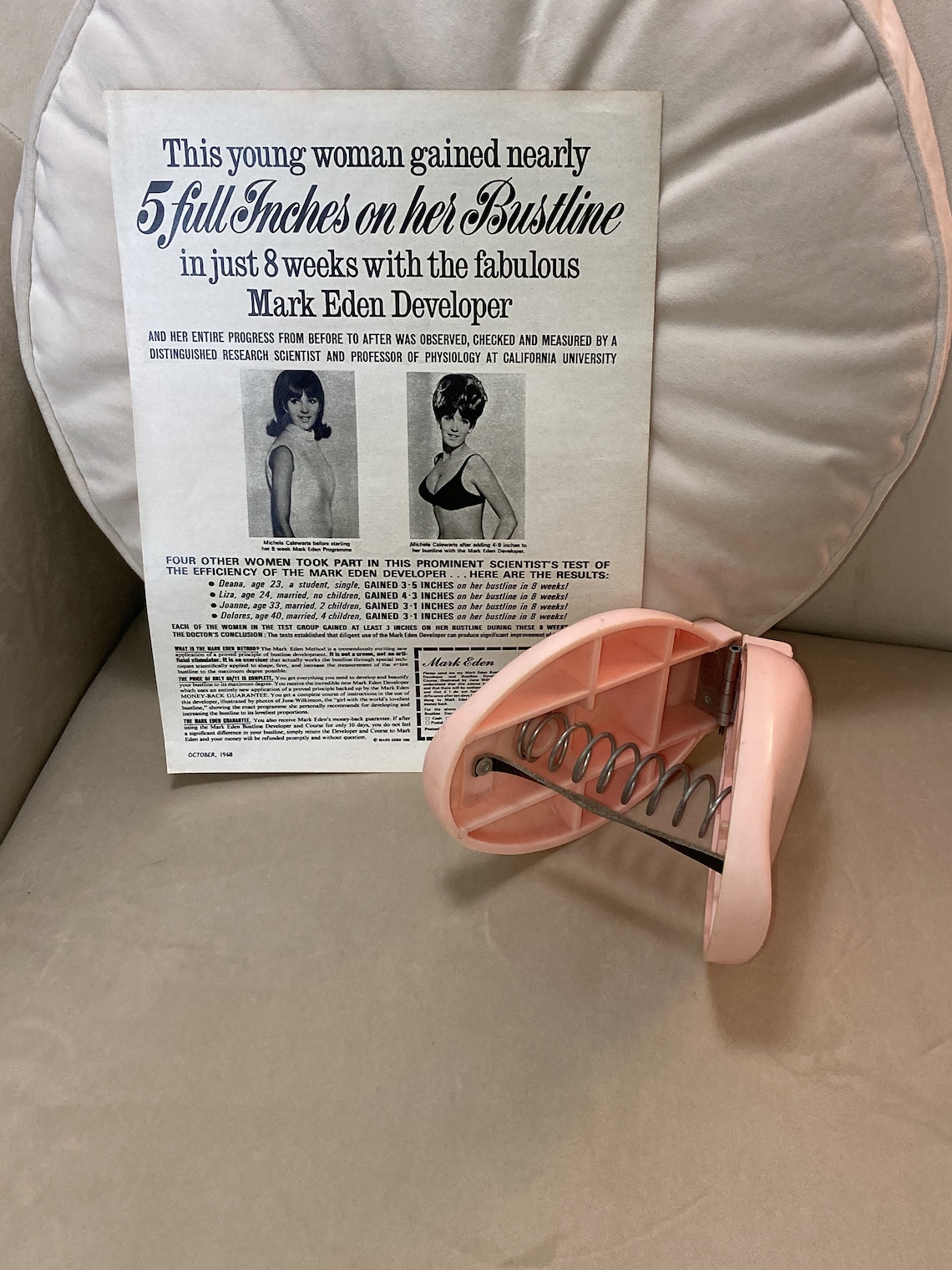 Vtg Mark Eden Bust Developer 1965 And Original Ad That Inspired Me To Buy It Etsy