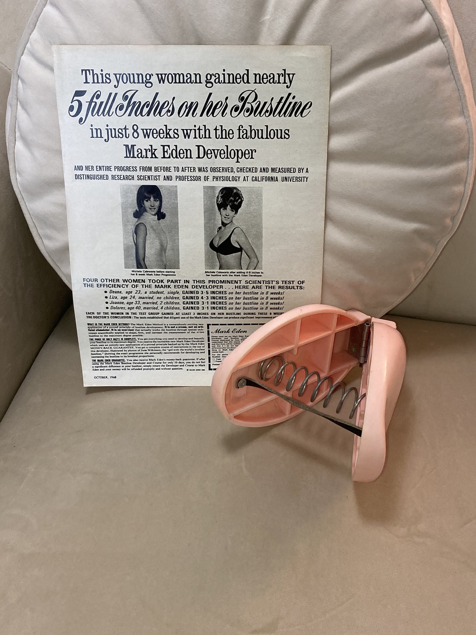 Vtg Mark Eden Bust Developer 1965 & Original Ad That Inspired - Etsy