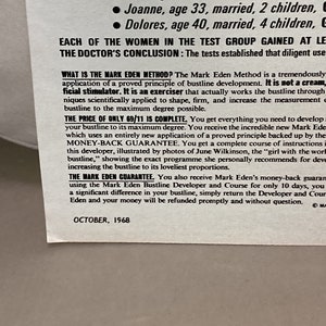 Vtg Mark Eden Bust Developer 1965 & Original Ad That Inspired - Etsy