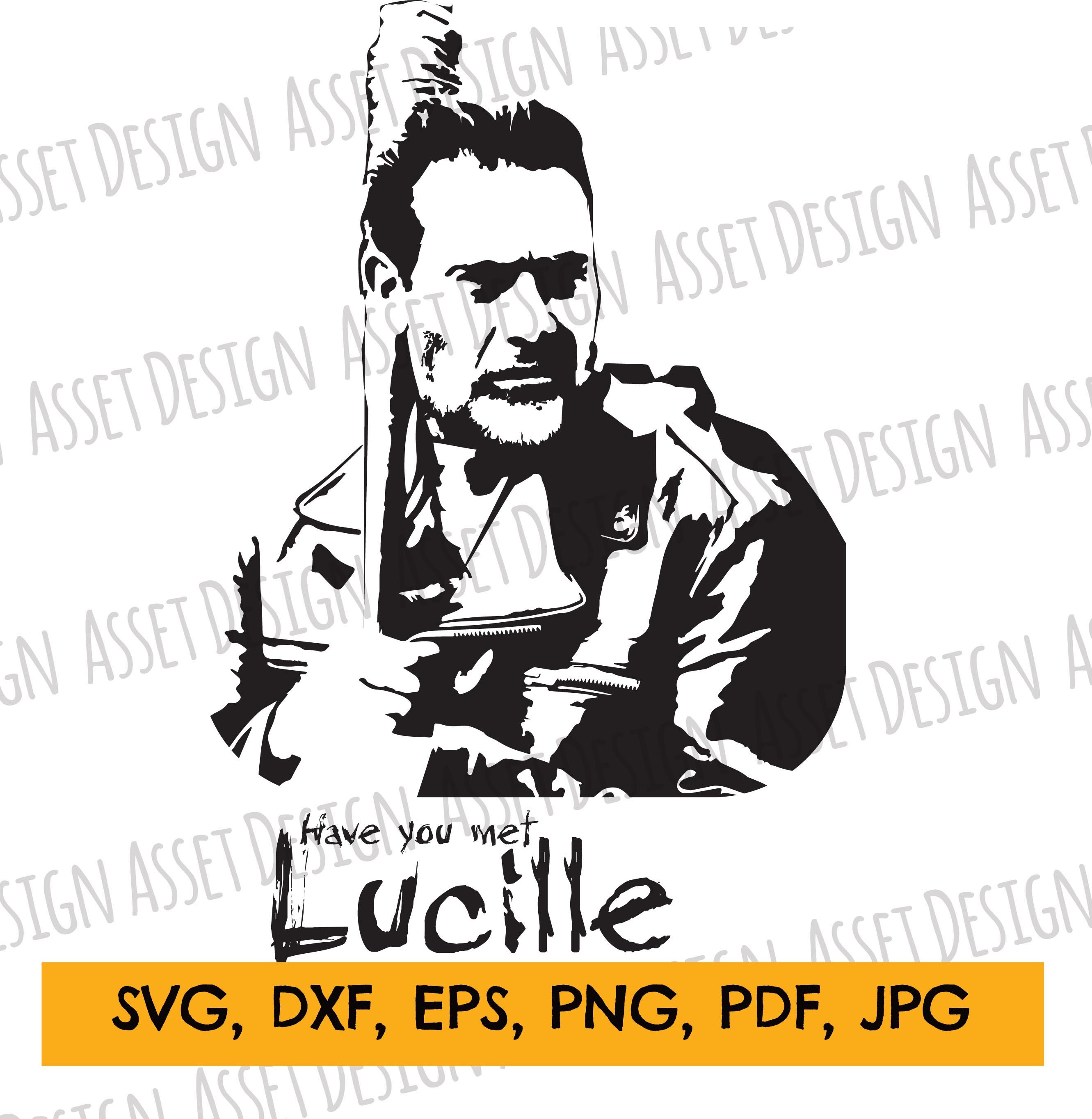 Negan the Walking Dead, Jeffery Dean Morgan, SVG for Cutting Machines ...