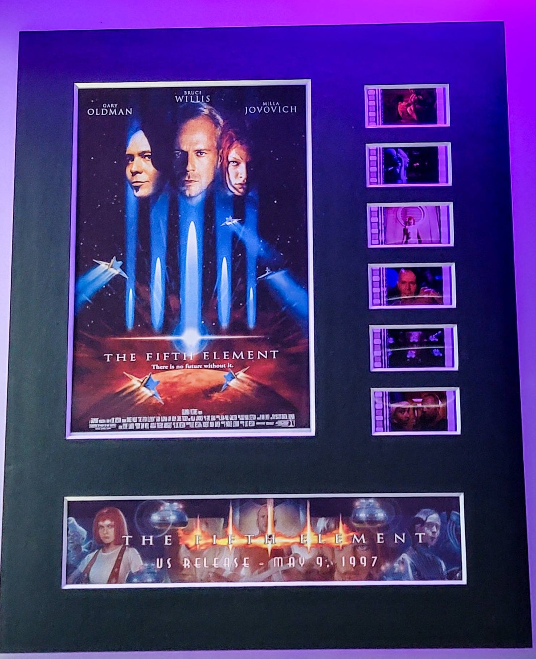 The Fifth Element 1997 Bruce Willis Milla Jovovich 8x10 Theatrical 35mm ...