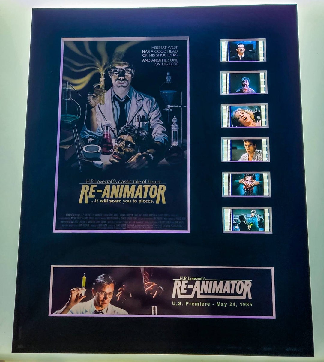 Re-animator 1985 Jeffrey Combs HP Lovecraft Stuart Gordon Horror 8x10 ...