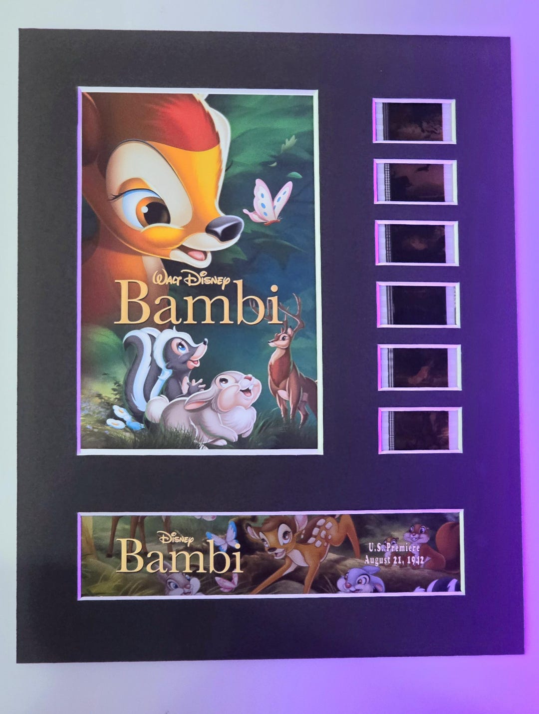 Bambi Original Walt Disney Animated 8x10 Theatrical 35mm Movie Film ...