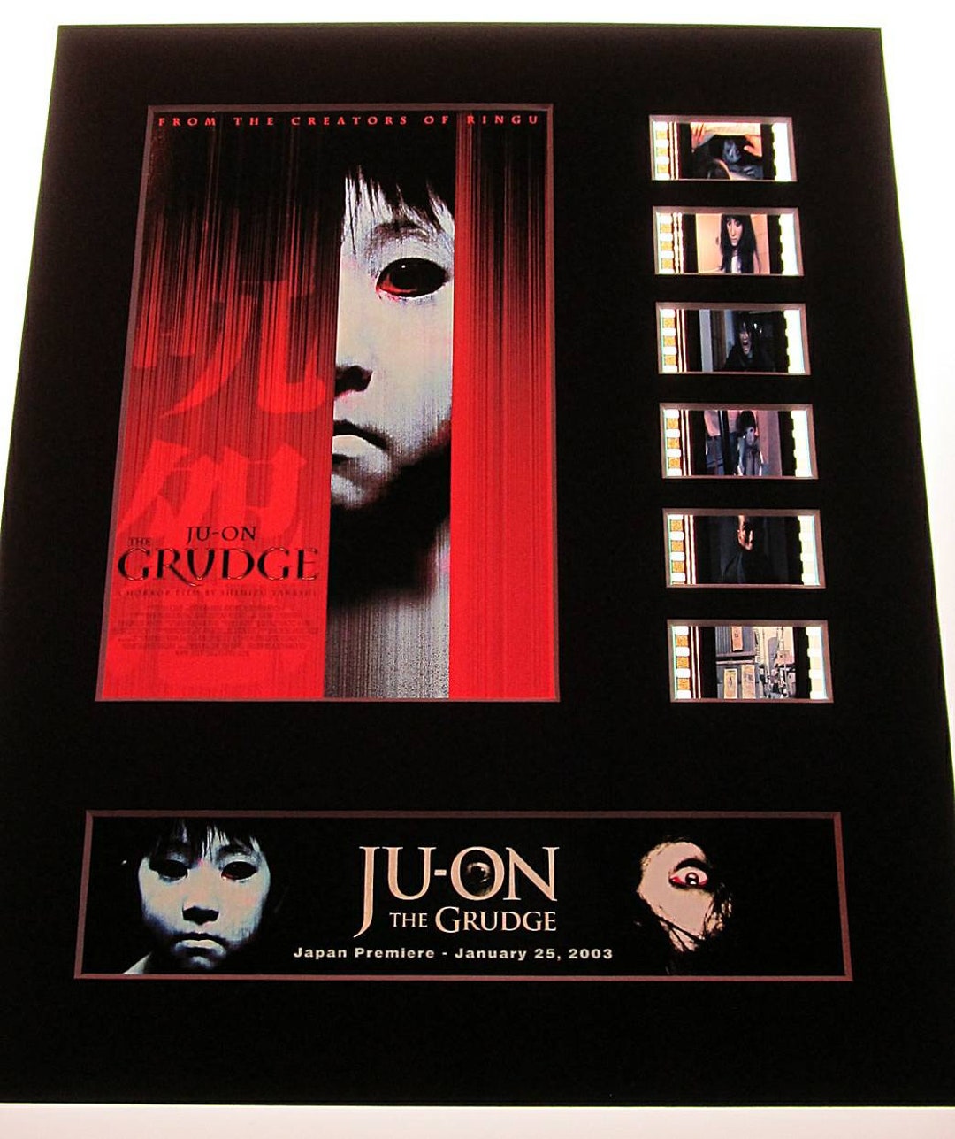 JU-ON the Grudge Japanese Version 35mm Movie Film Cell Display 8x10 ...