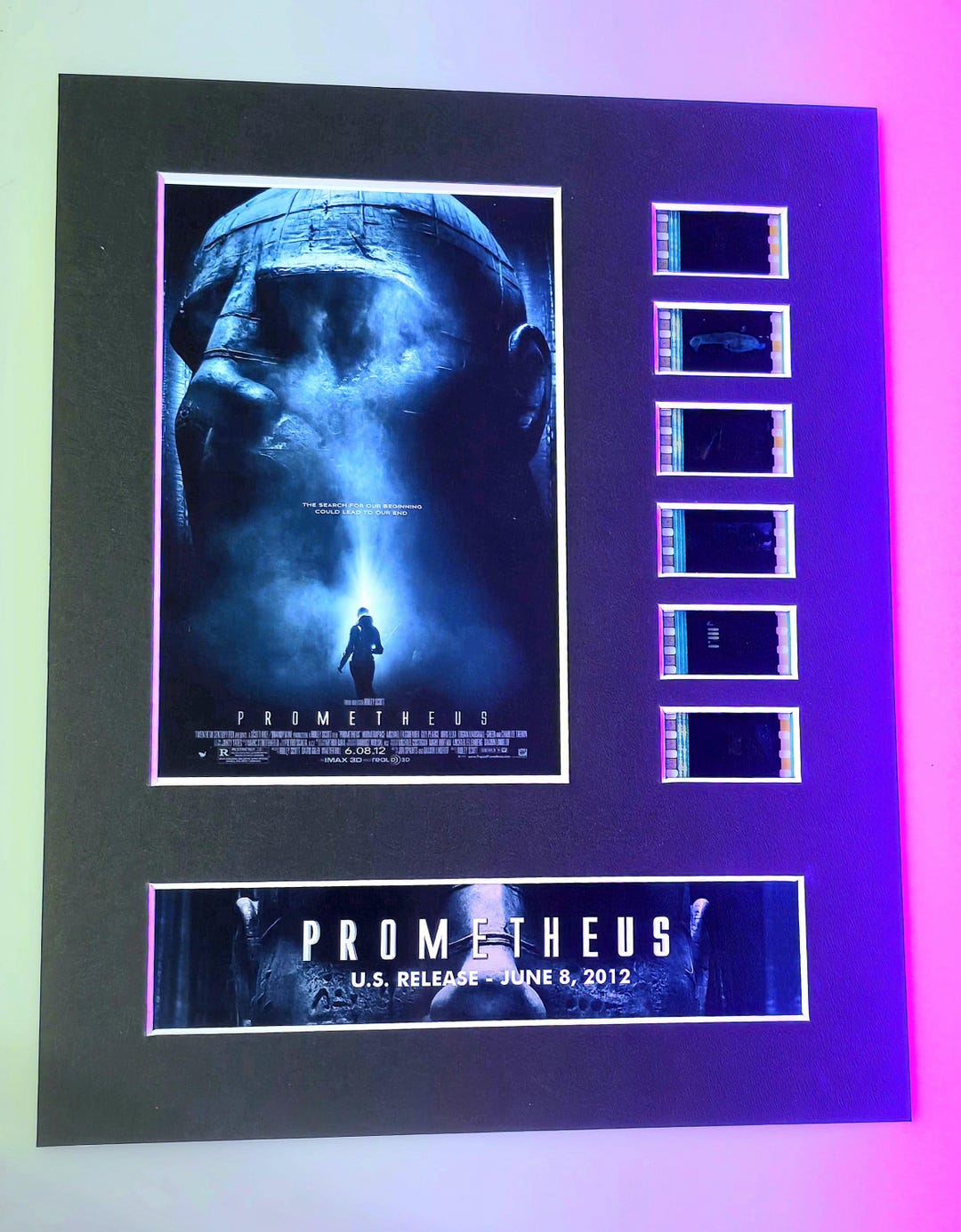 PROMETHEUS Ridley Scott Alien 35mm Movie Theatrical Film Cell Display ...