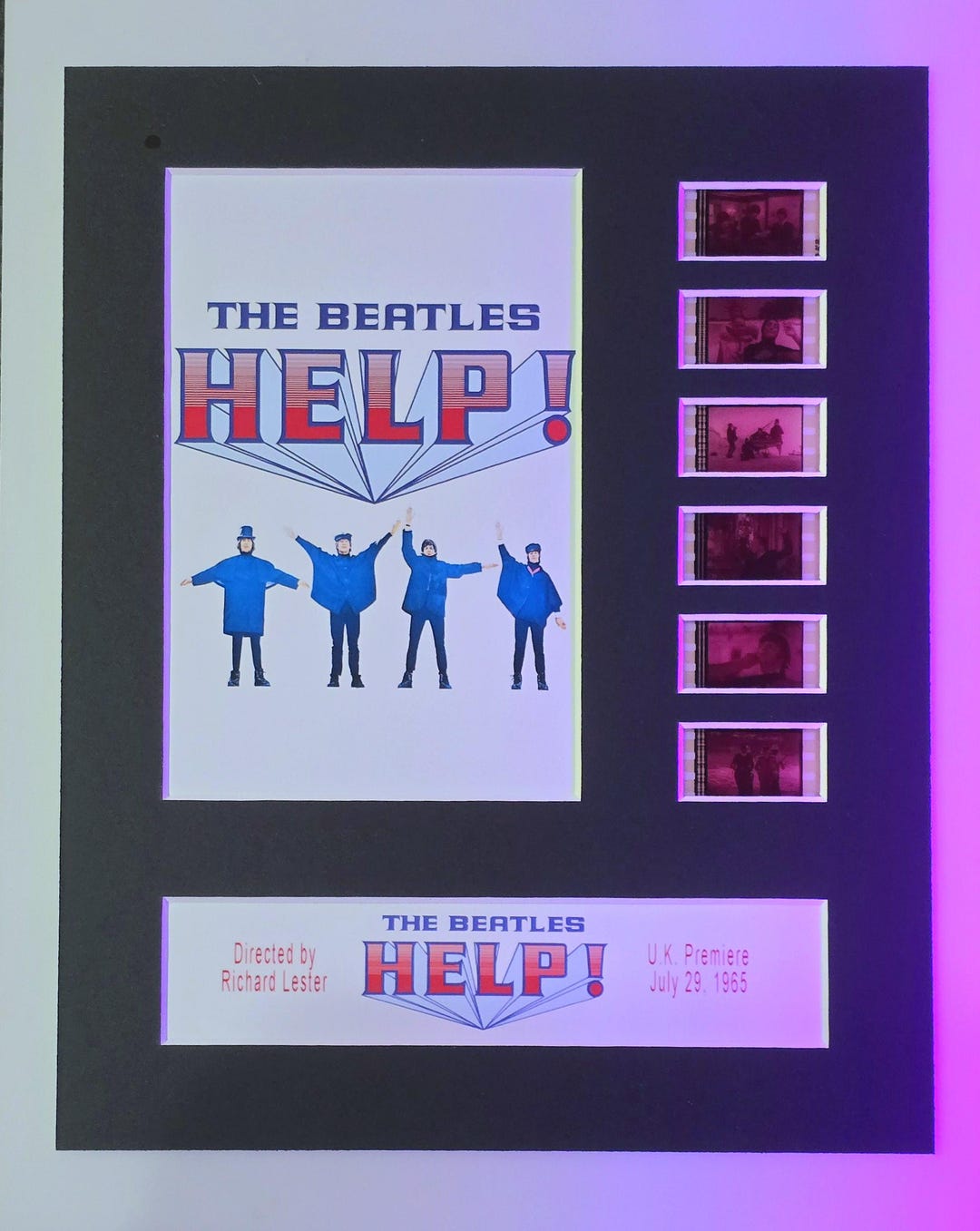 The Beatles HELP! 1965 John Lennon Paul Mccartney Ringo Starr George ...