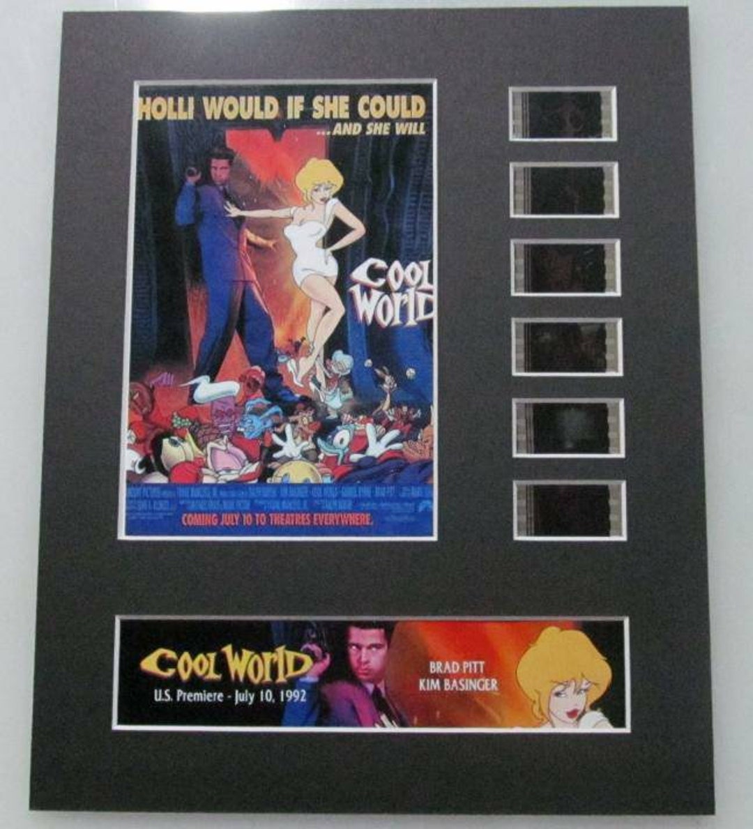 COOL WORLD 1992 Animated Holli Would Kim Basinger Brad Pitt 35mm Movie ...