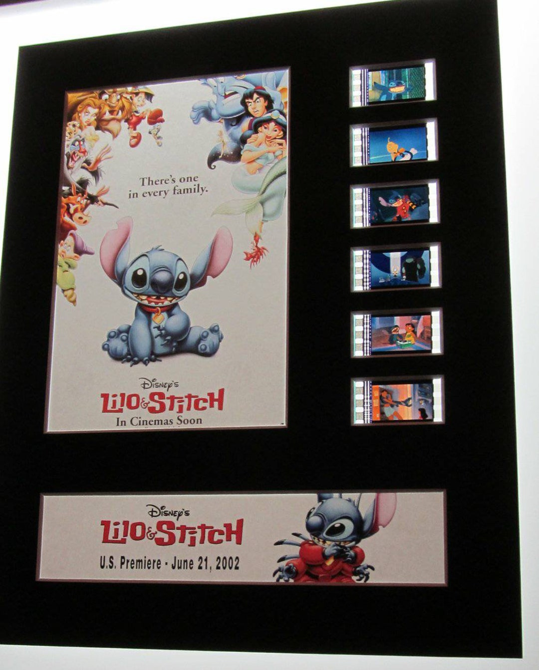 LILO & STITCH Disney Animated 35mm Movie Film Cell Display 8x10 ...