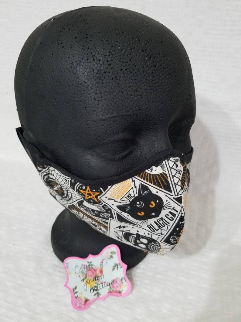 Halloween Face Mask Spooky Face Mask Gothic Face Masks - Etsy