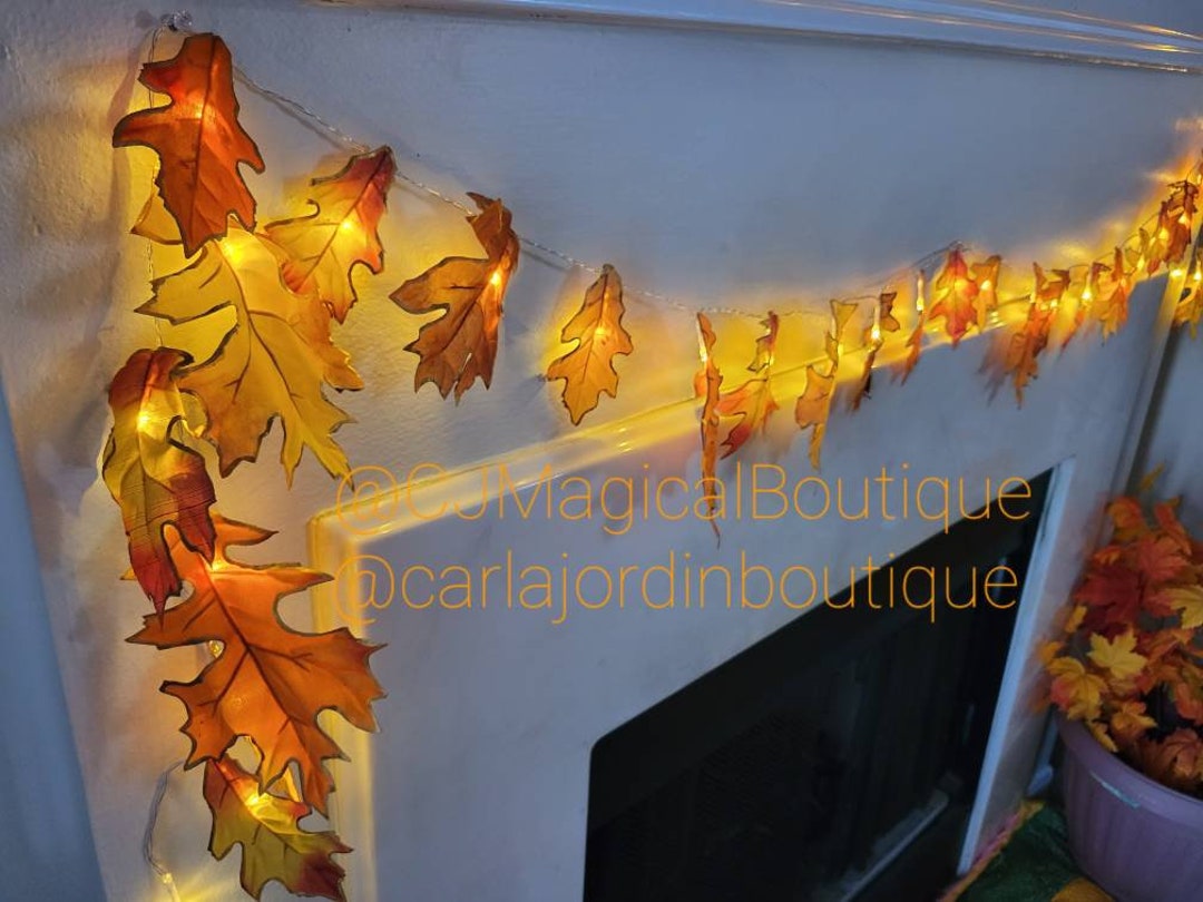 Autumn Decor Fairy Lights, Autumn Decor Lights, Autumn Leaves String ...