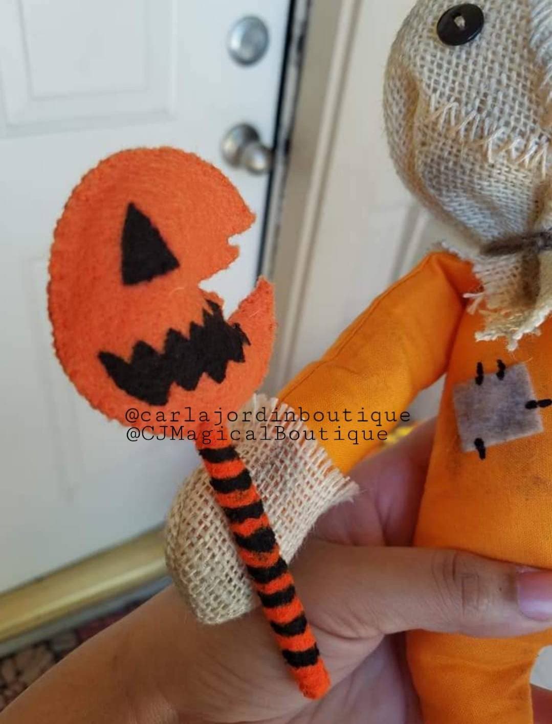 Sam Trick R Treat Doll Halloween Doll Pumpkin Head Dolls - Etsy Singapore