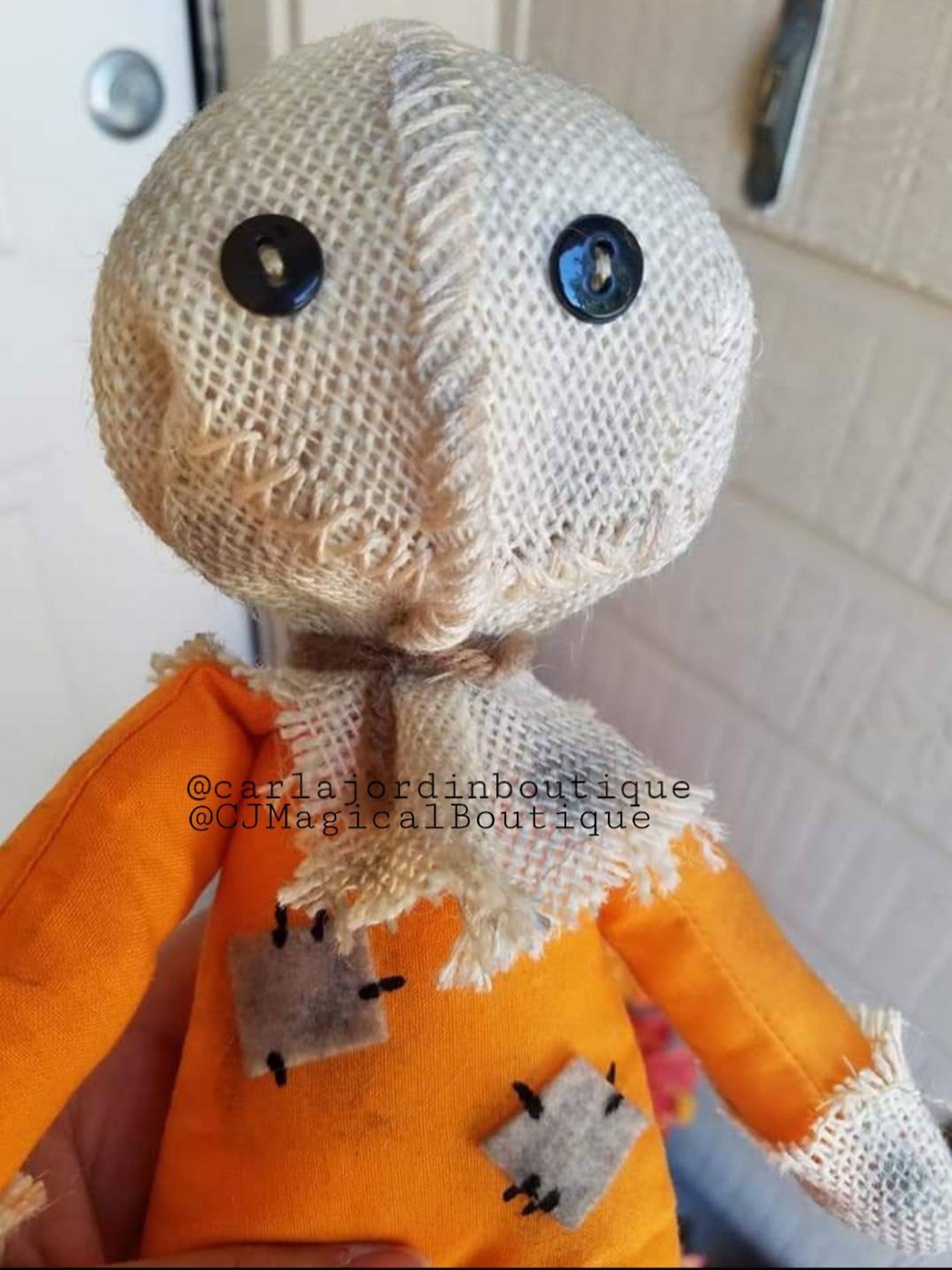 Sam Trick R Treat Doll Halloween Doll Pumpkin Head Dolls - Etsy Singapore