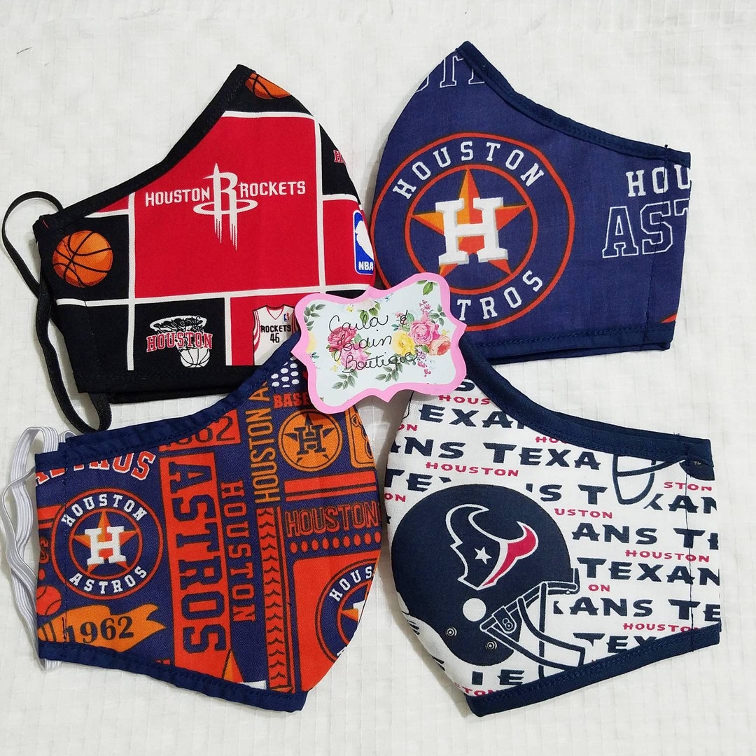 Houston Astros Face Mask/texans Face Mask/houston Rockets Face Mask ...