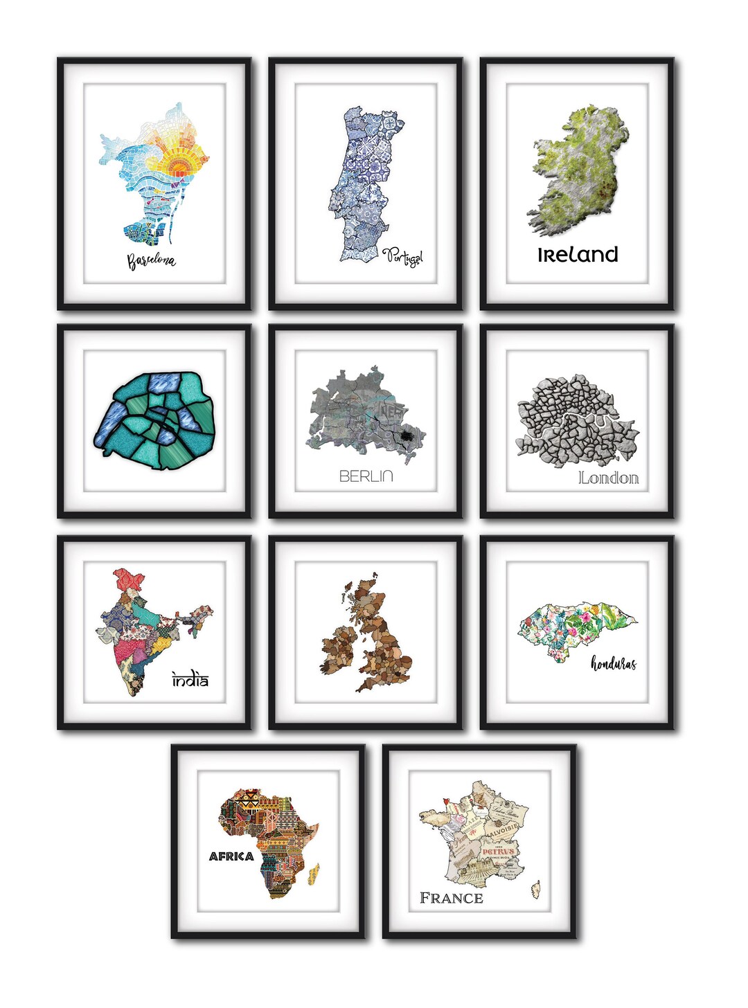 Miscellaneous Maps - Etsy
