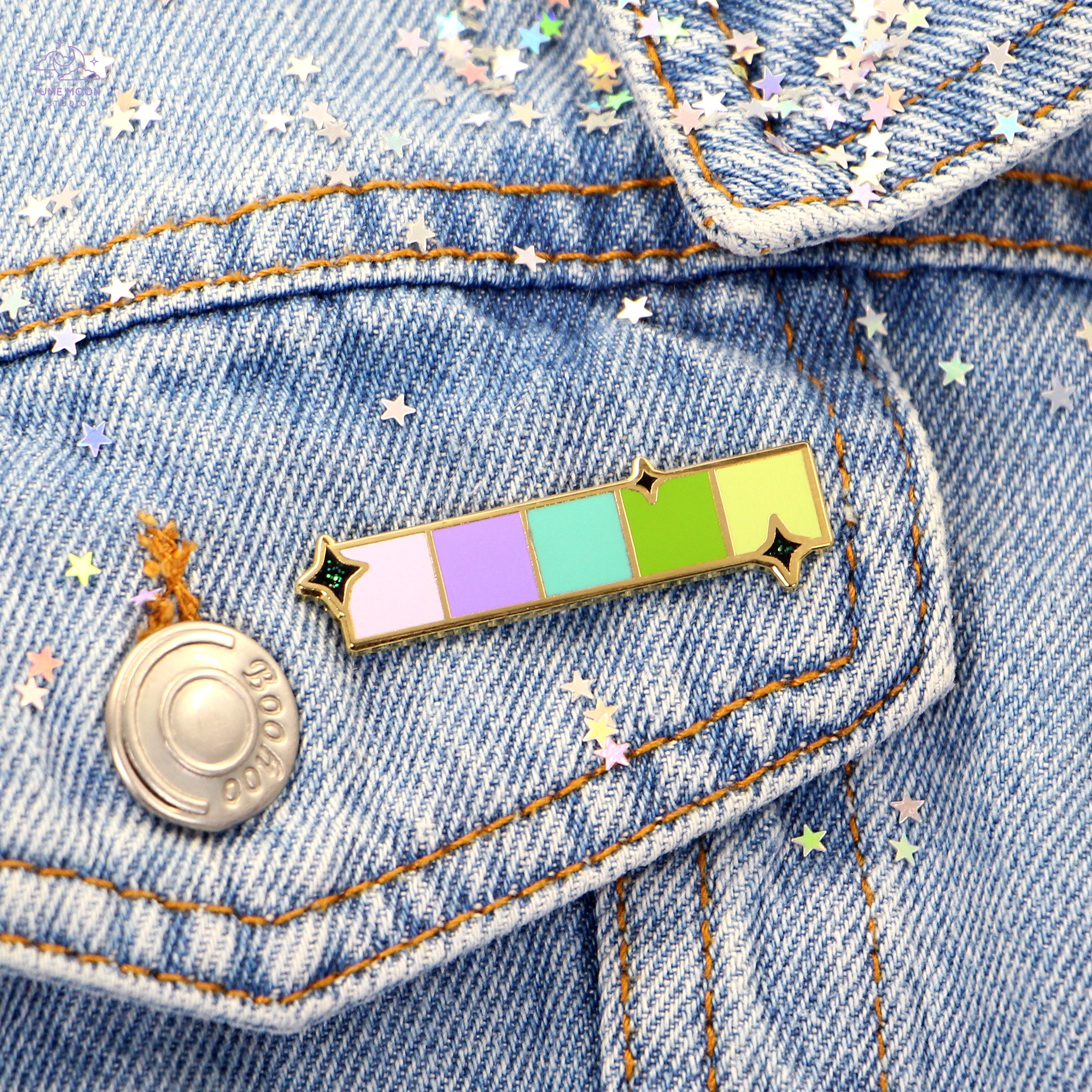 Poison Color Block Swatches Enamel Pin Halloween - Etsy