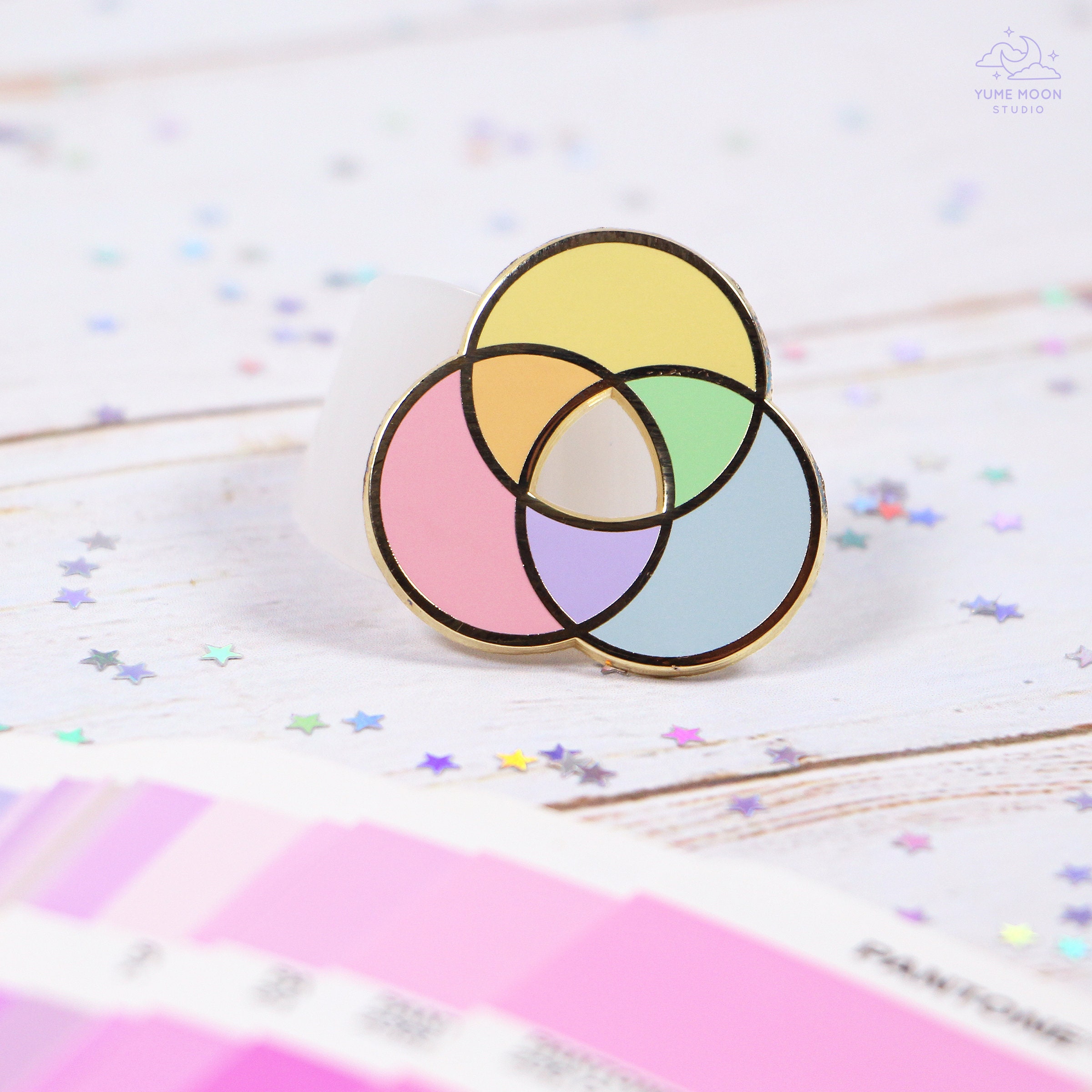 Pastel Diagram Color Theory Enamel Pin Accessories Pin - Etsy
