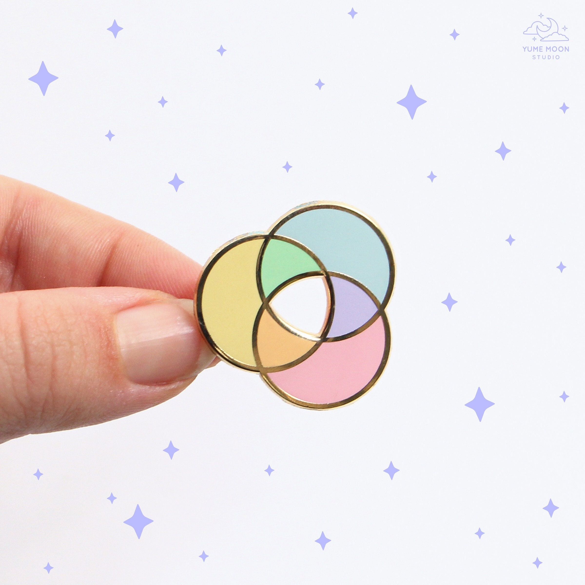 Pastel Diagram Color Theory Enamel Pin Accessories Pin - Etsy