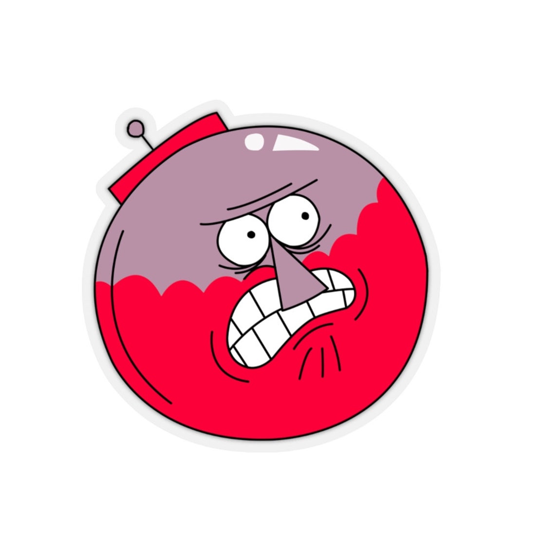 Angry Benson Transparent Regular Show Sticker - Etsy