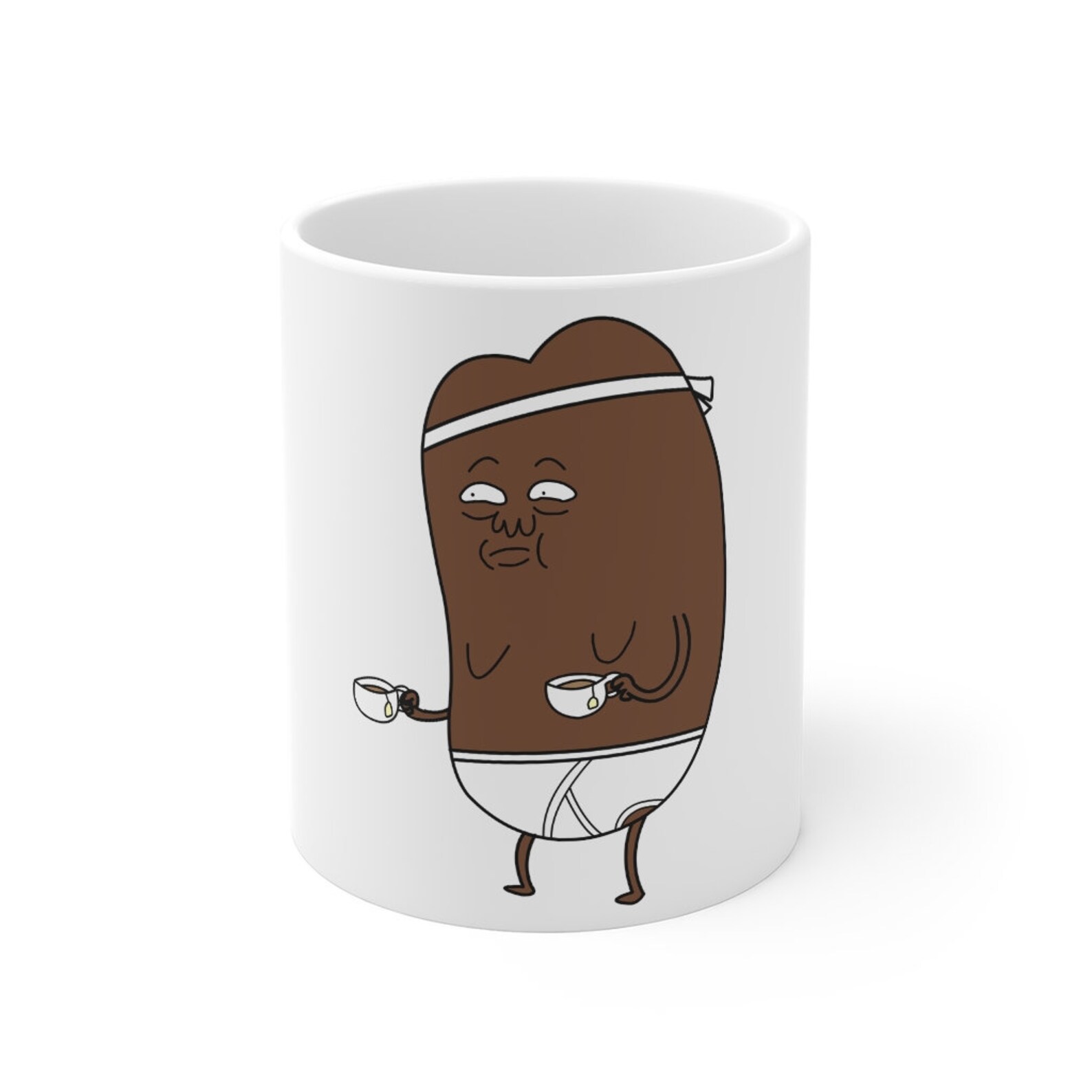 Funny Regular Show Coffee Bean Coffee Mug Gift for Her | Etsy