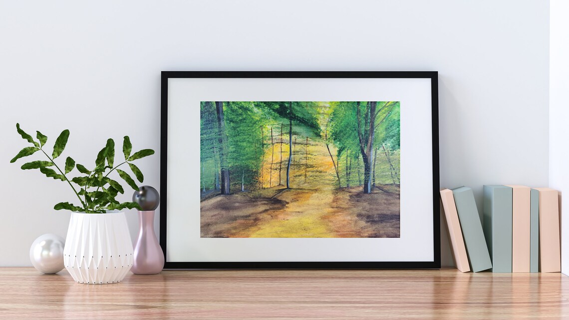 A Walk Through a Forest During Autumn, Dgartplusdesign, Landscape and ...