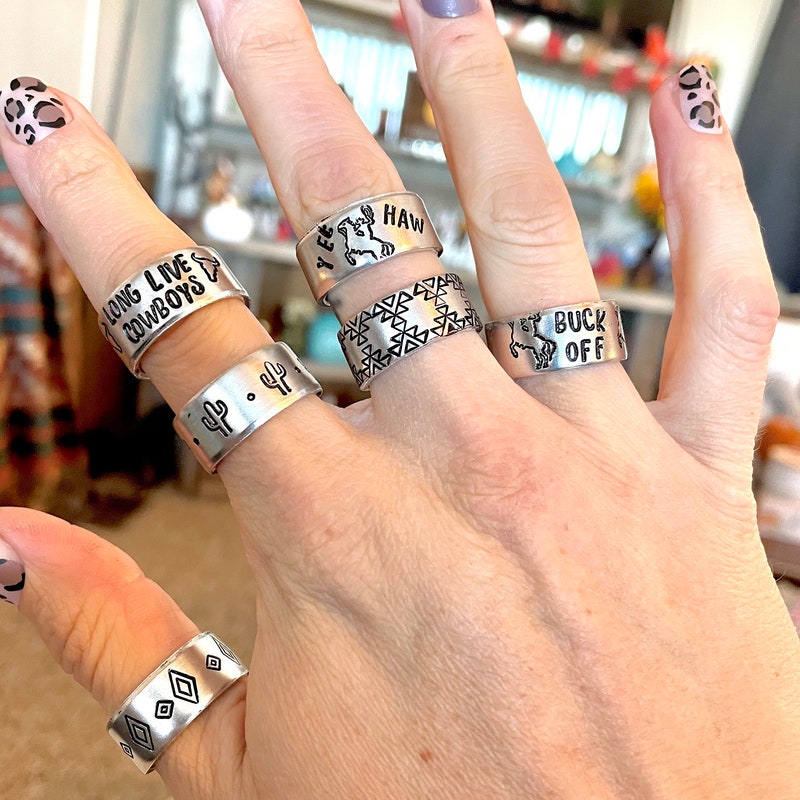 Western Rings - Etsy