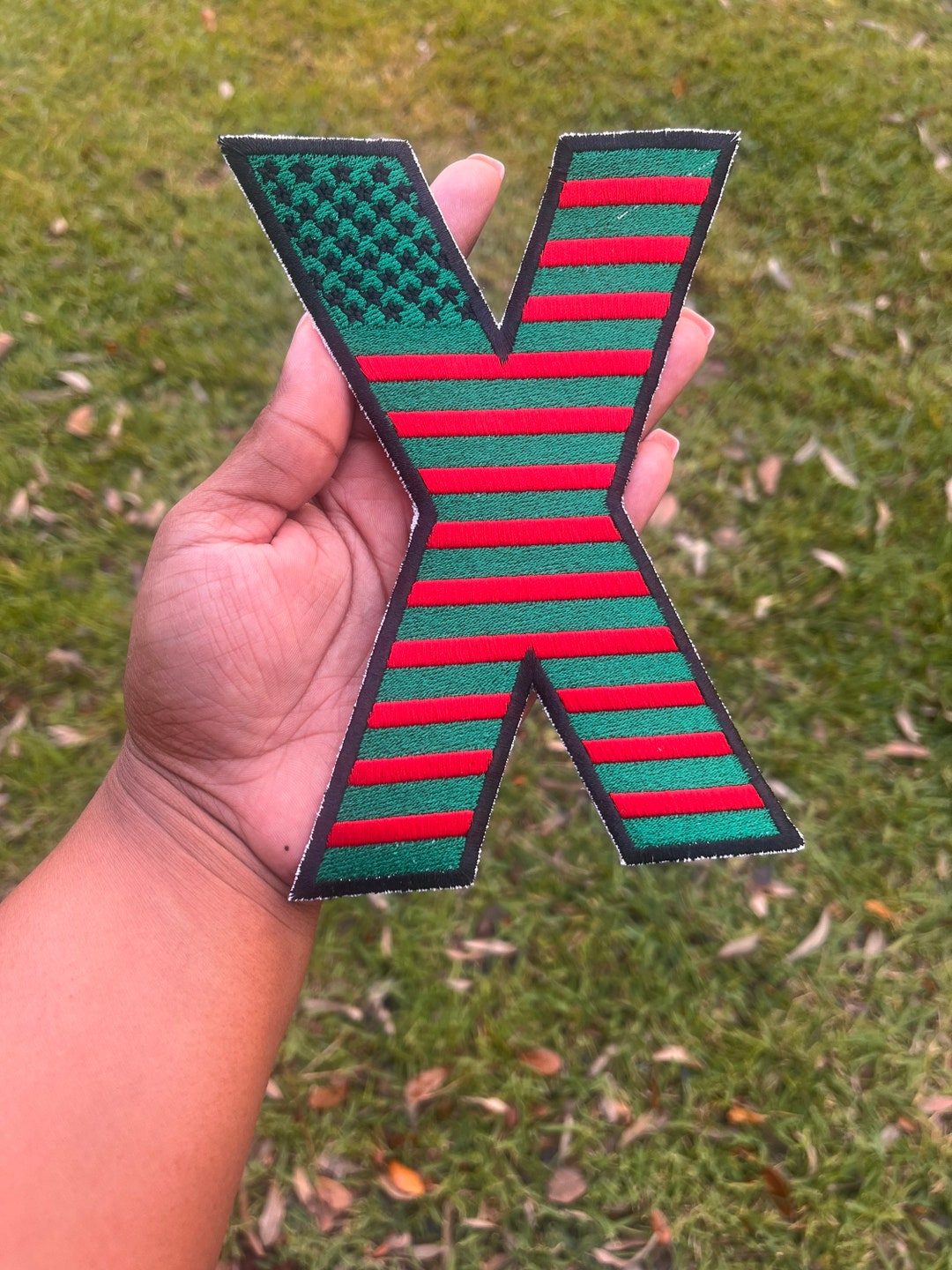 Revolutionary X Embroidered Patch - Etsy