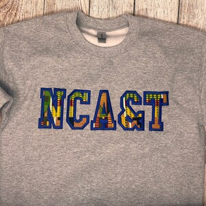 NCA&T Inspired Kente Sweatshirt - Etsy