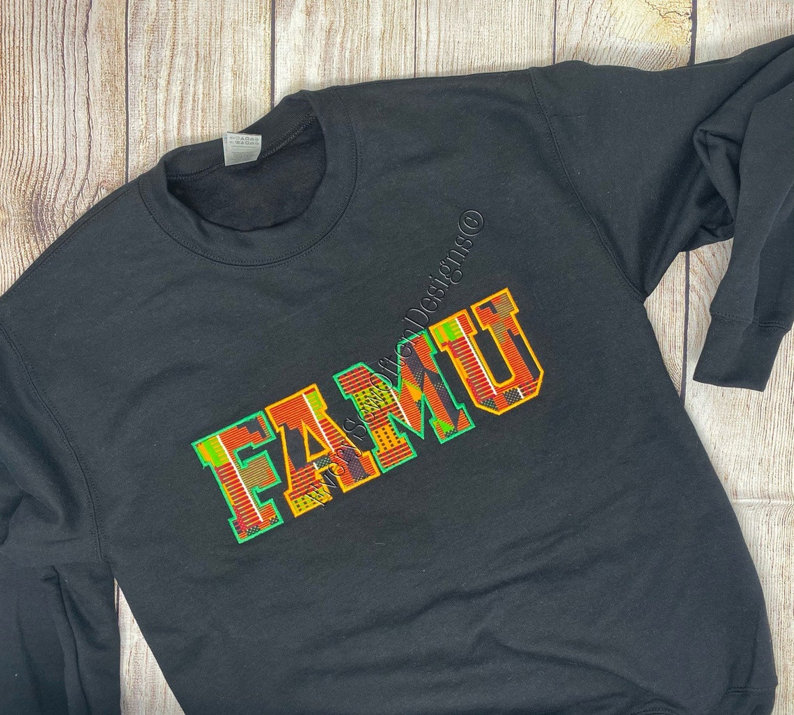 FAMU Inspired Kente Sweatershirt - Etsy