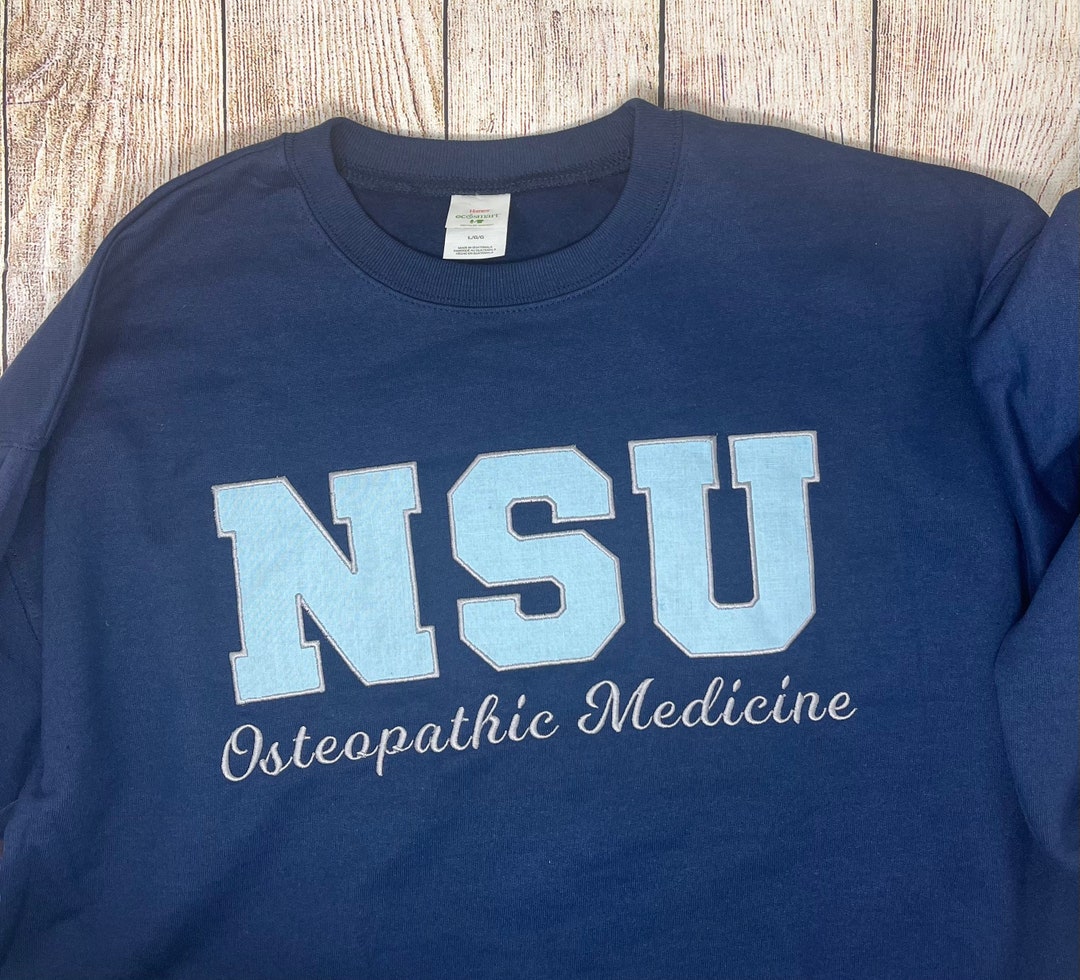 NSU Embroidered Sweatshirt - Etsy
