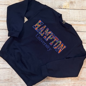 Kente Hampton University Sweatshirt - Etsy