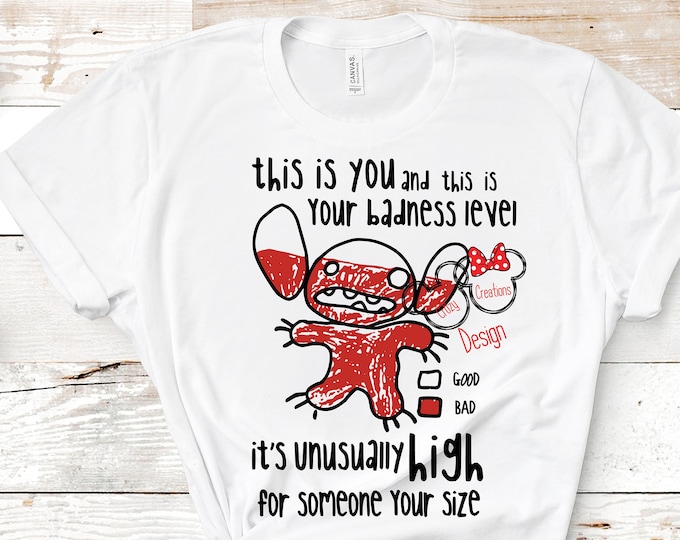 Stitch This is Your Badness Level Svg, Lilo and Stitch,stitch Svg ...