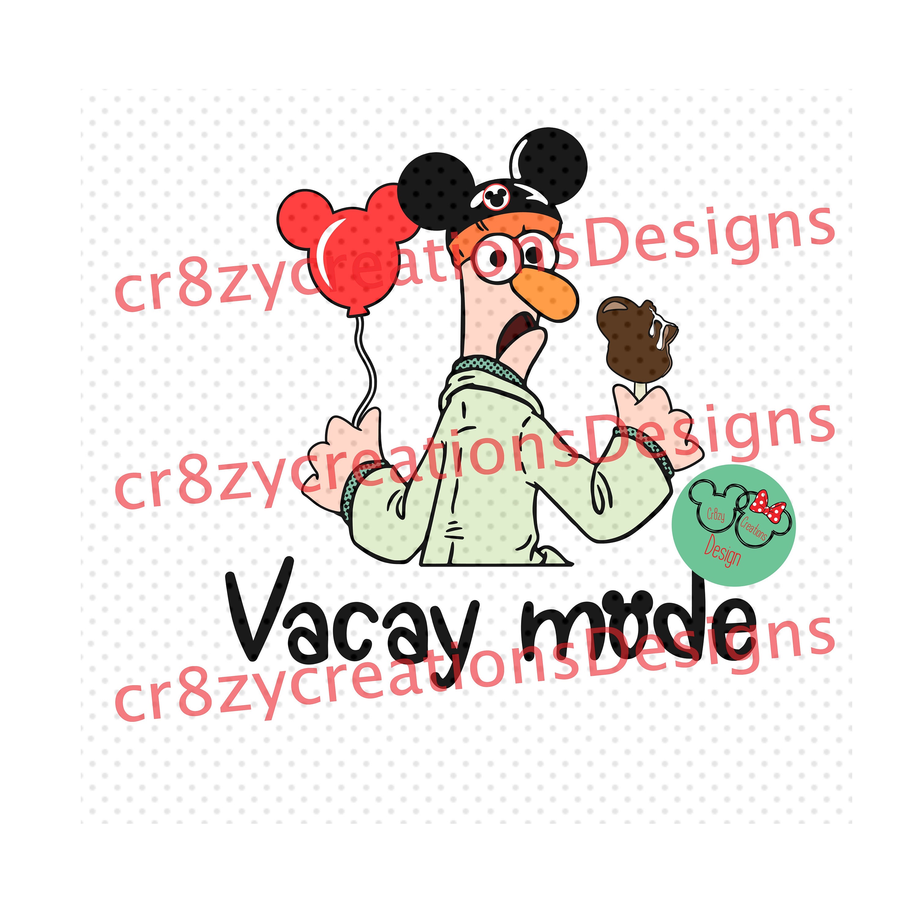 Beaker Vacay Mode the Muppet Show Muppet Babies Svg - Etsy