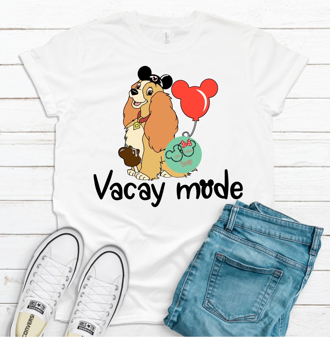 Lady Vacay Mode, Lady and the Tramp Svg, Studio3, JPEG,PNG - Etsy