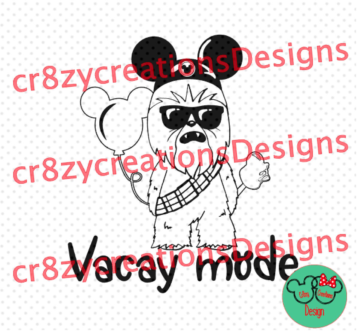 Chewy vacay mode Chewy svg Studio3 JPEGPNG | Etsy