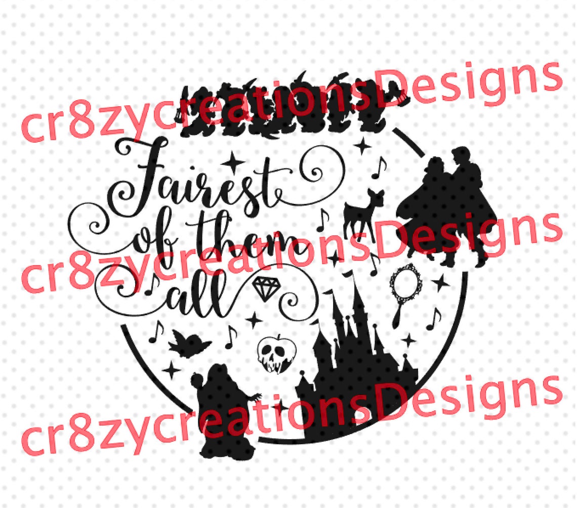 Snow White Word Bubble Svg Snow White Svg Studio3 Jpeg Png - Etsy