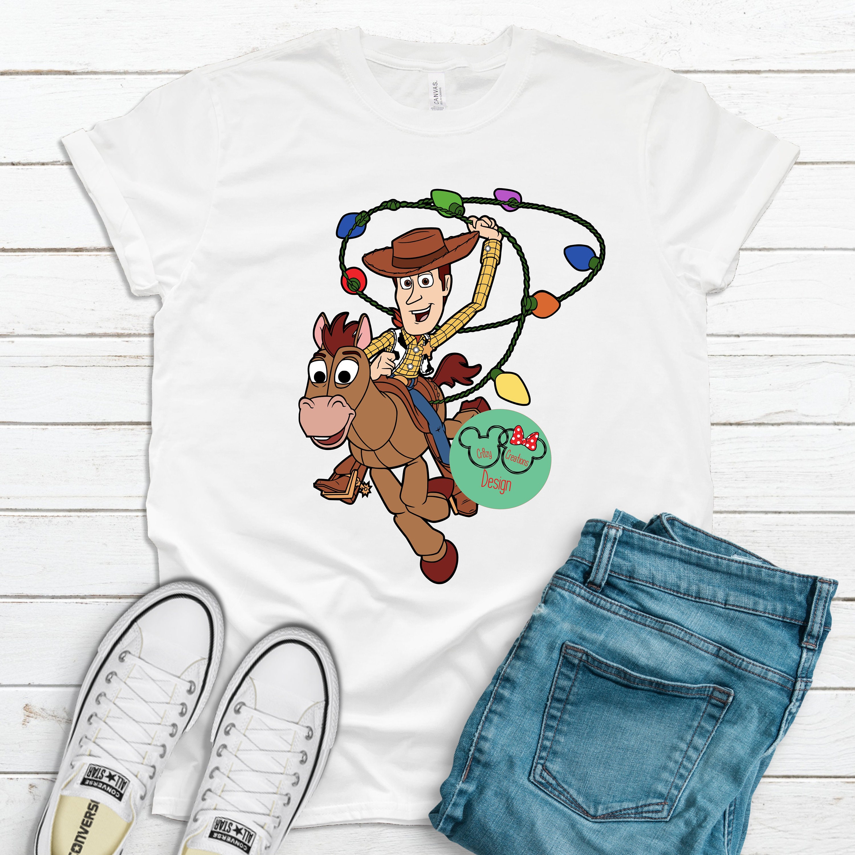 Woody Riding Bullseye Christmas Toy Story svg Studio3 - Etsy 日本