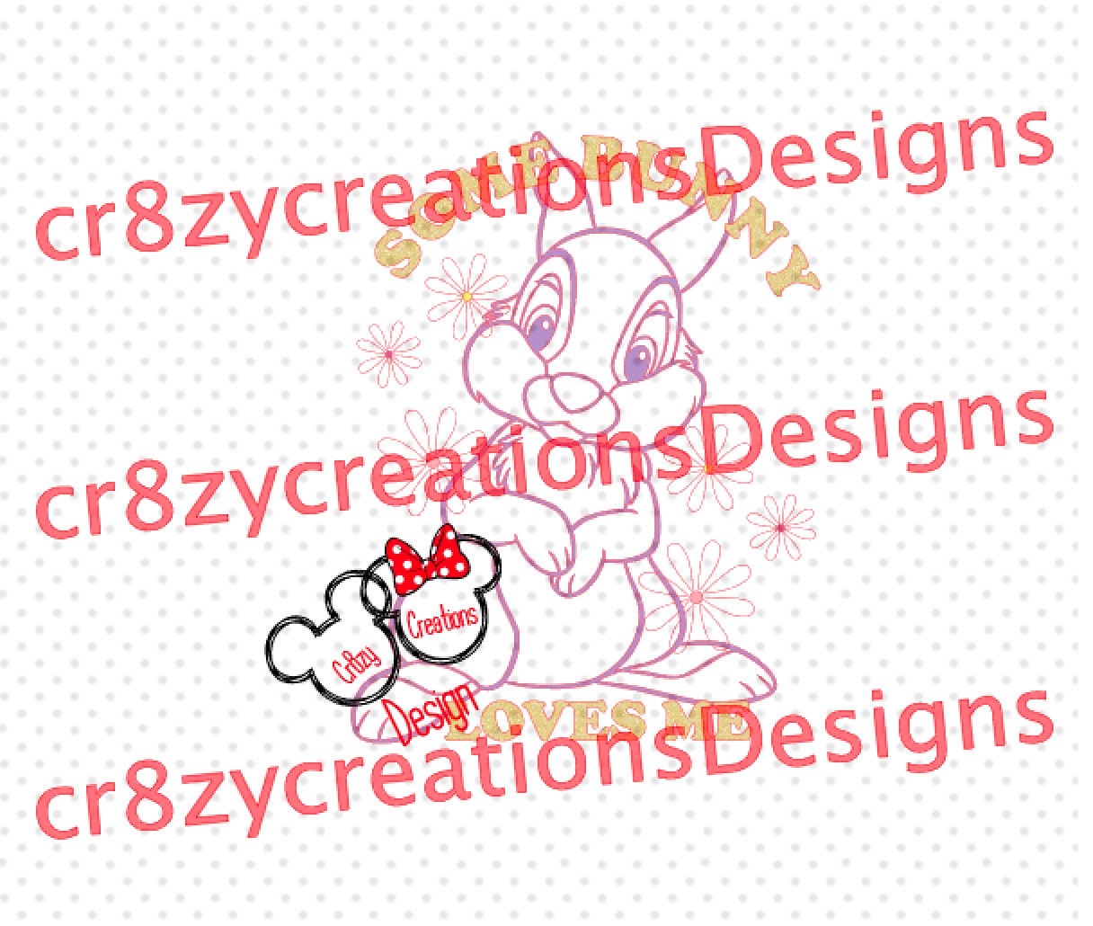 Thumper Some Bunny Loves Me Bambi Svg Thumper Svg Studio3 | Etsy