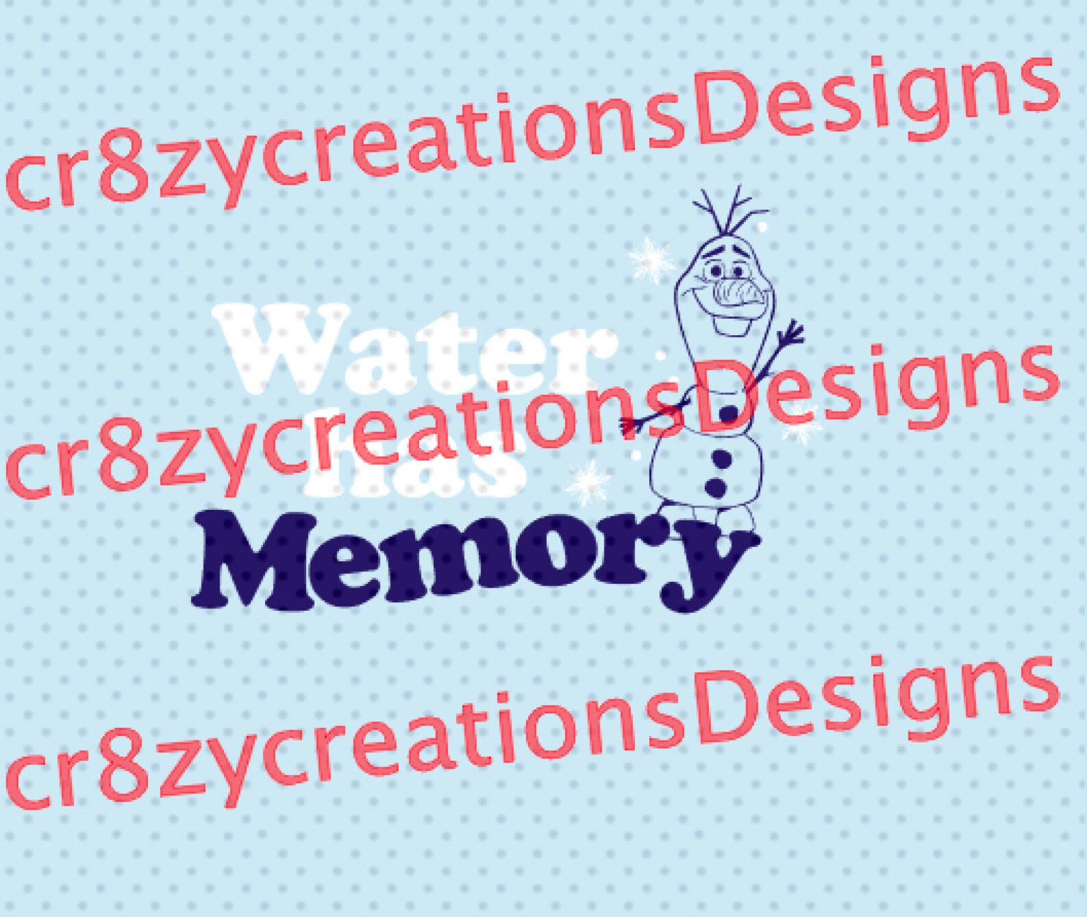 Olaf Water Has Memory and Svg Frozen Frozen Svg Frozen 2 | Etsy