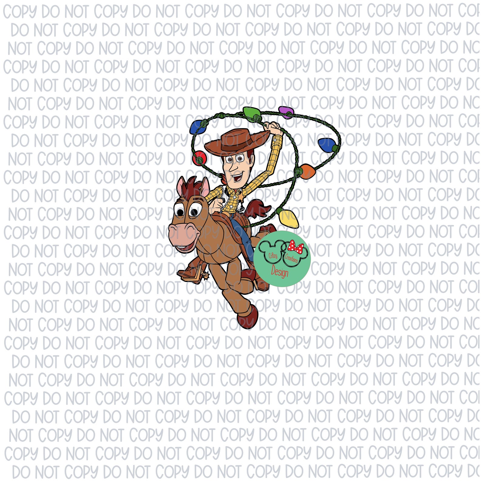 Woody Riding Bullseye Christmas Toy Story svg Studio3 - Etsy 日本