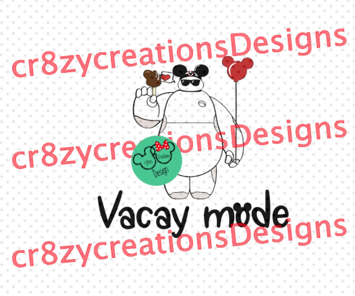 Baymax Vacay Mode, Big Hero 6 Svg, Studio3, Jpeg, Png - Etsy