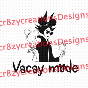 Maleficent (outline) Vacay Mode, Aurora Svg, Studio3, Jpeg, Png - Etsy