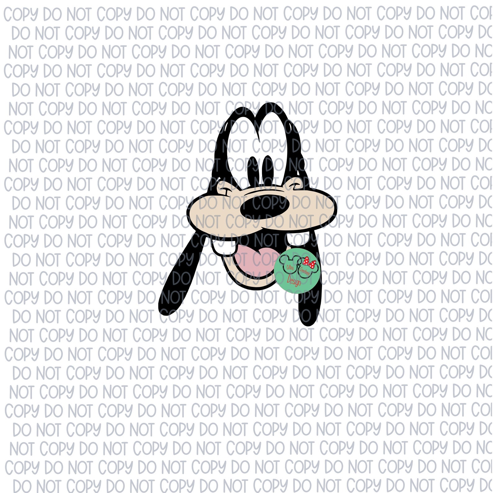 Goofy Face Svg Studio3 JPEG PNG | Etsy