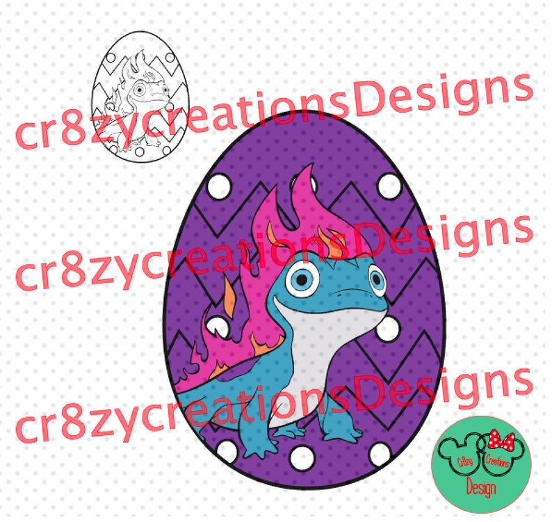 Frozen Bruni Easter Egg Svg Frozen Frozen Svg Frozen 2 - Etsy